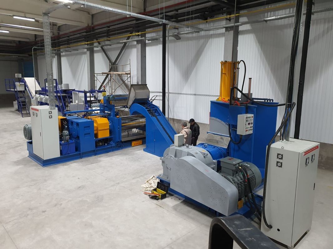 ISO Automatic Rubber Kneader Machine 75L Banbury Machine Rubber Mixer