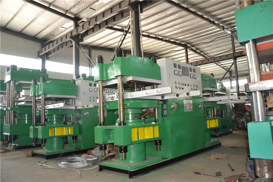 Full Automatic Plate Vulcanizing Machine 100T Rubber Hydraulic ...