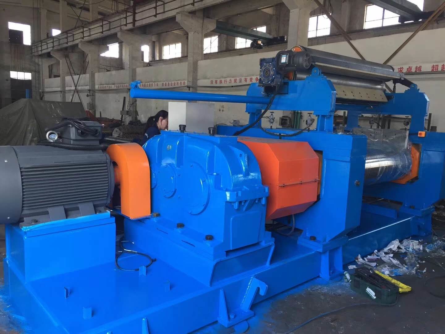 Industrial High Technical Two Roll Mixing Mill Machine For Rubber ...