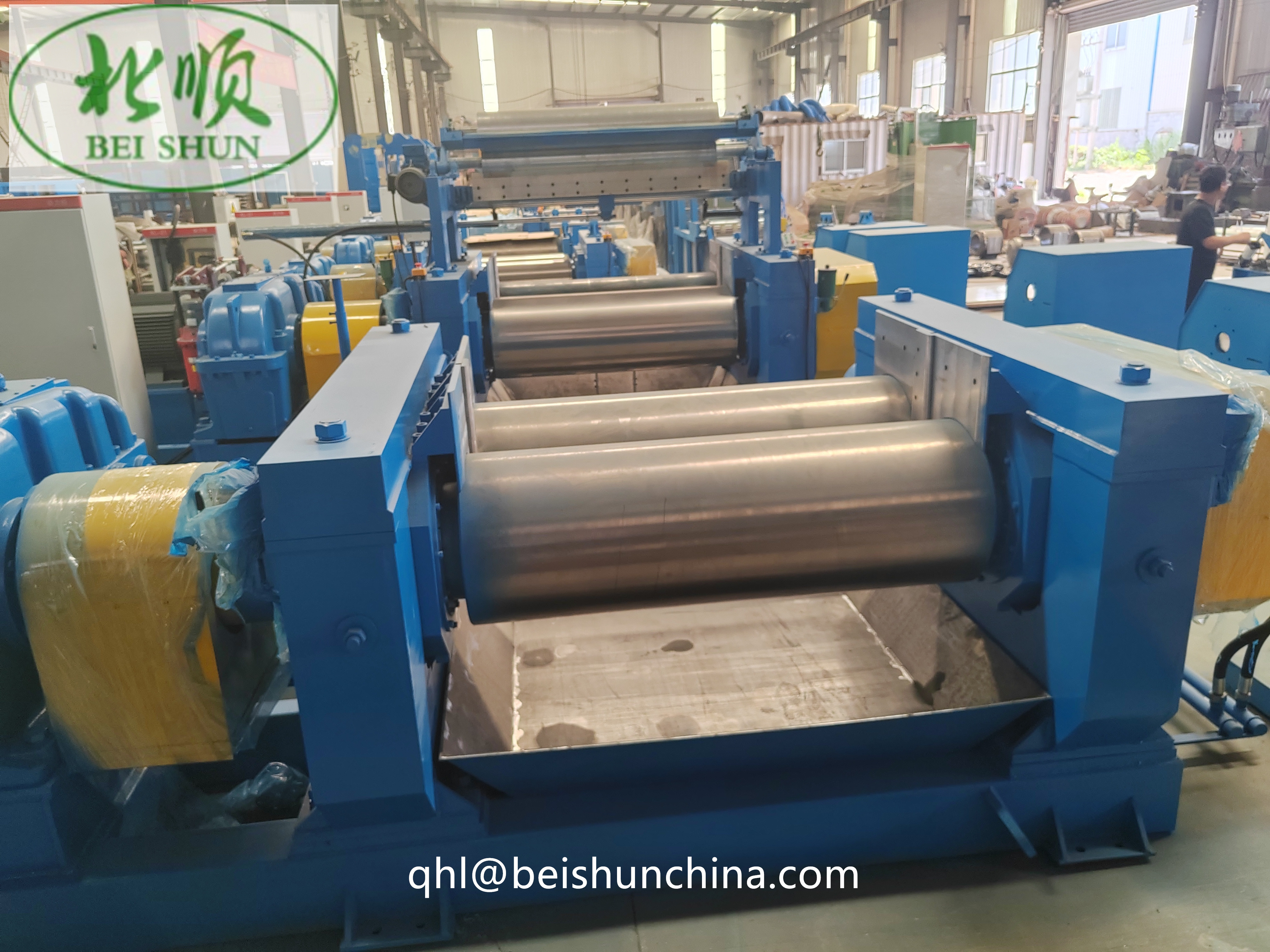 SGS 22 Inch Rubber Mixing Mill For Motorcycle Tire And Rubber Mixing ...