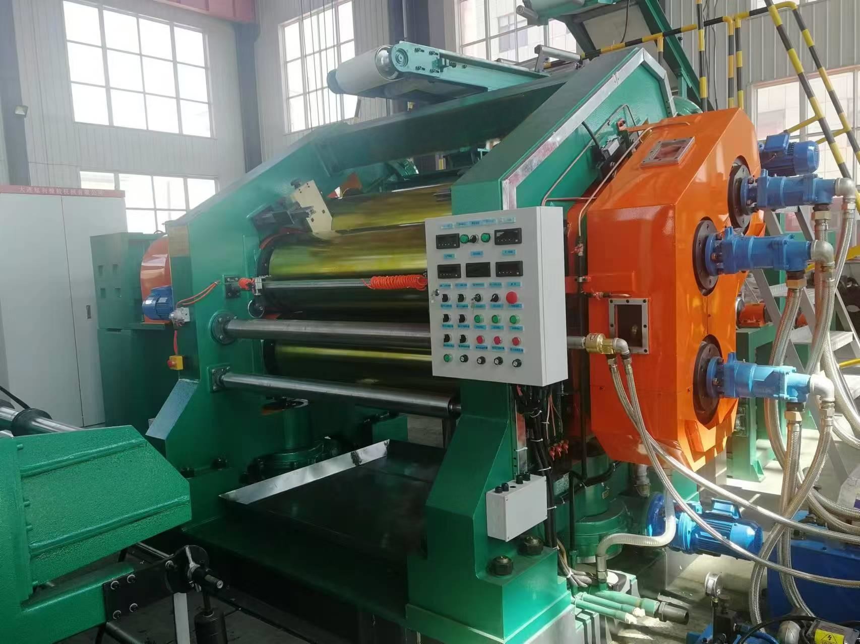 PLC Controlled Rubber Calendering Machine with 200-500mm Diameter Rollers