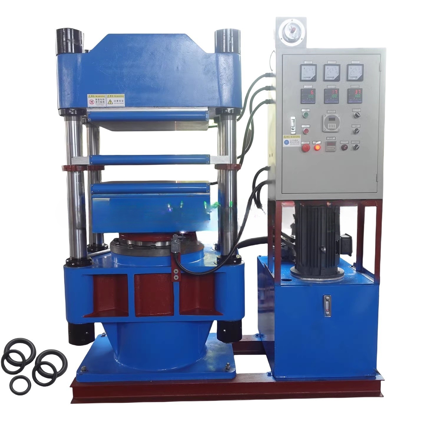 Fully Automatic Electric Heating Rubber Double Vulcanizing Machine ...