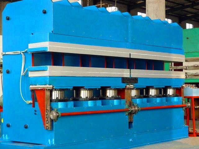 500T Rubber Vulcanizing Press Machine Escalator Handrail Rubber ...