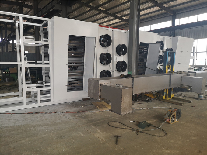 PLC Batch Off Rubber Cooling Machine Unit For Fans Cooling SGS